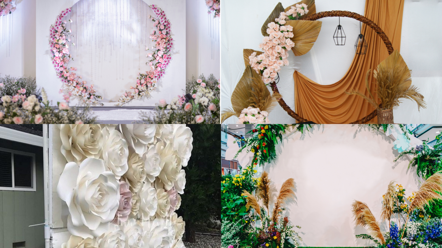 How To Make A Wedding Flower Backdrop - The Wedding Planner Institute